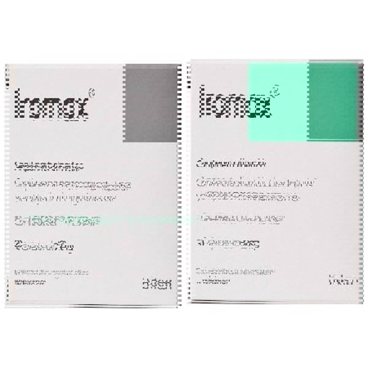 IROMAX 30 CAPSULAS - Farmacia Santo Ángel